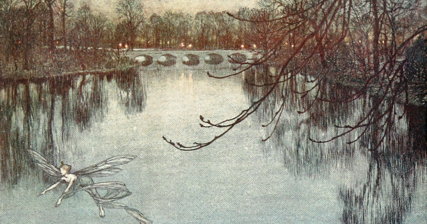 Peter Pan in Kensington Gardens: Arthur Rackham’s Haunting ...